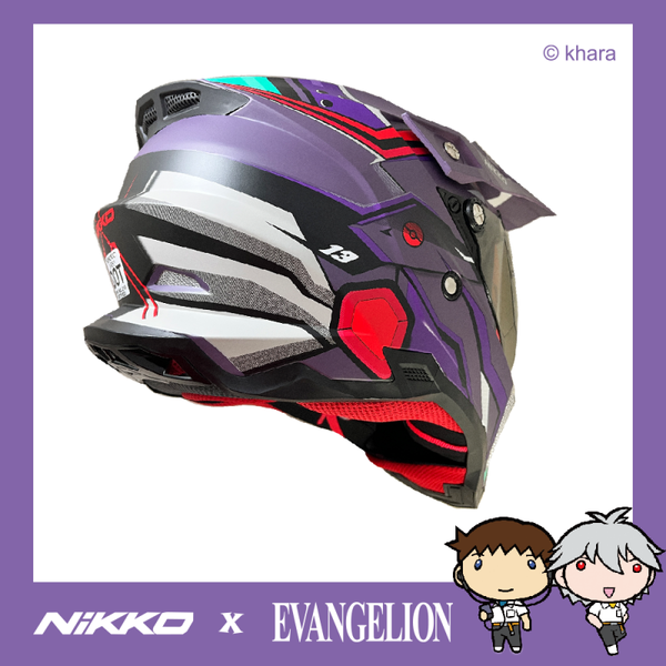 NIKKO X EVANGELION N-851 EVA-13 FULL FACE HELMET | Helmetking 頭盔王